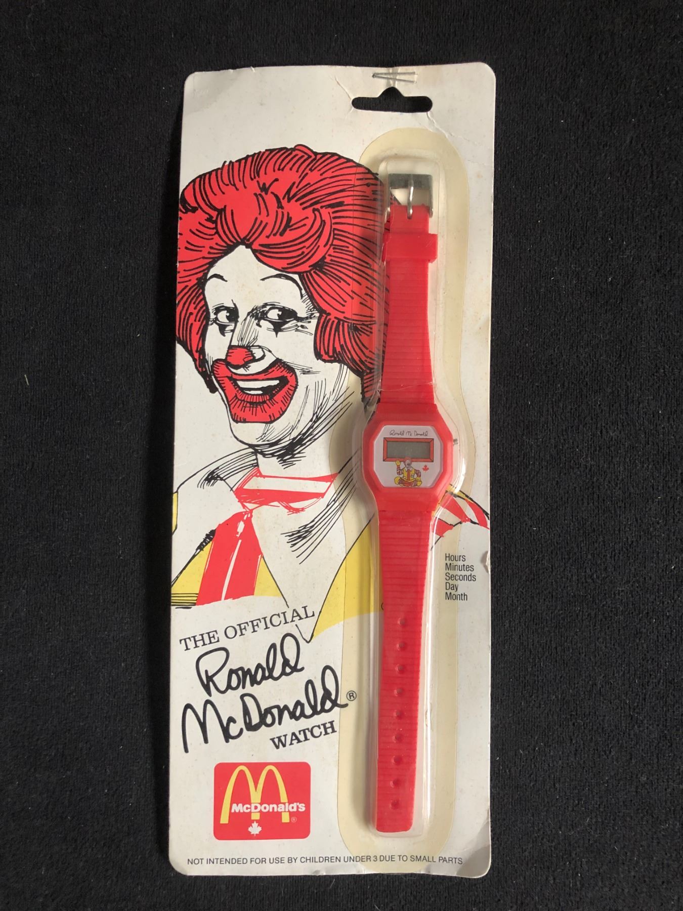 THE OFFICIAL RONALD McDONALD WATCH (VINTAGE)