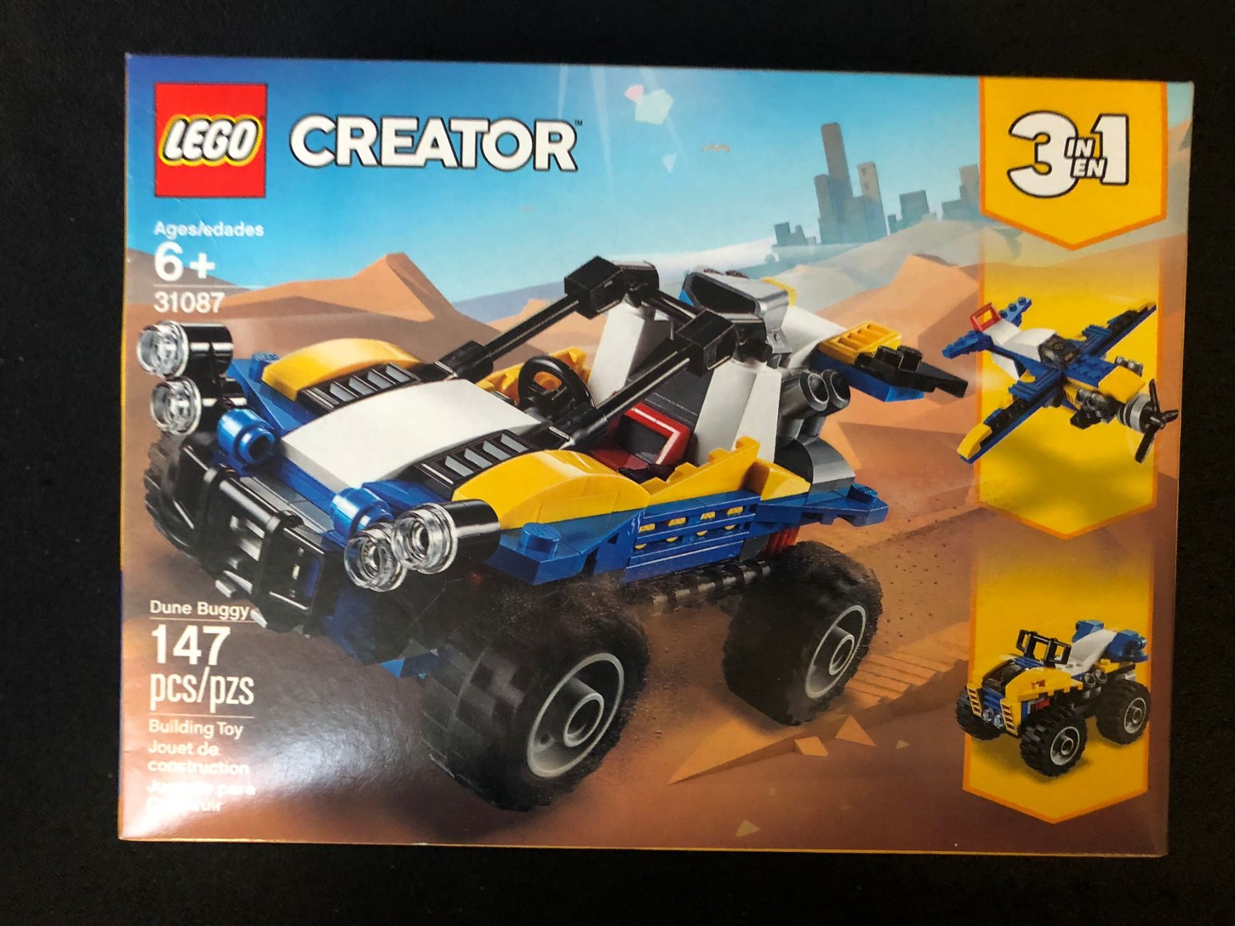 LEGO Creator 3in1 Dune Buggy Plane Quad Bike 31087
