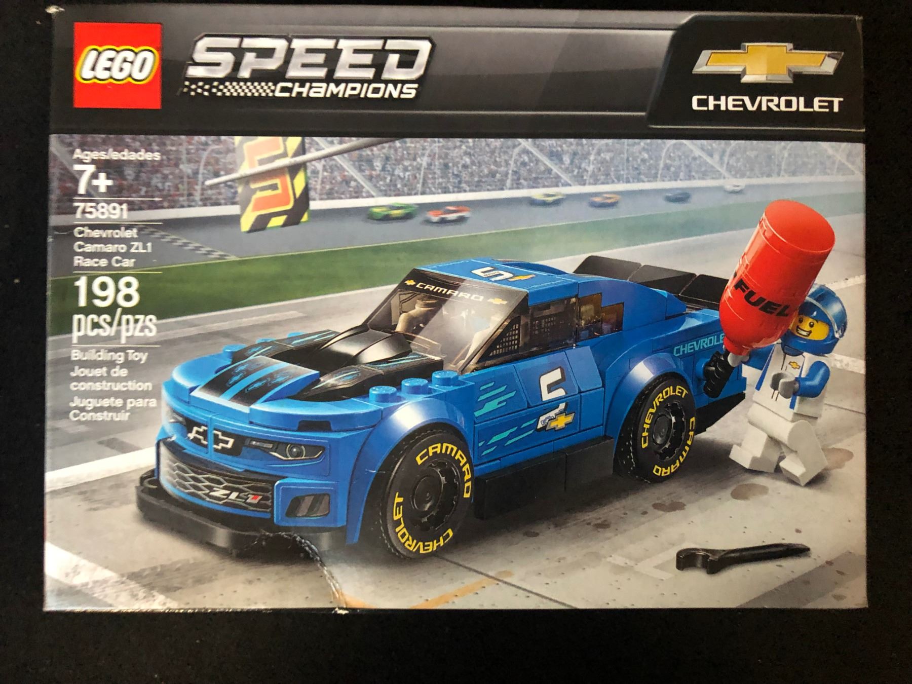 LEGO 75891 Speed Champions Chevrolet Camaro ZL1 Race Car 198pcs