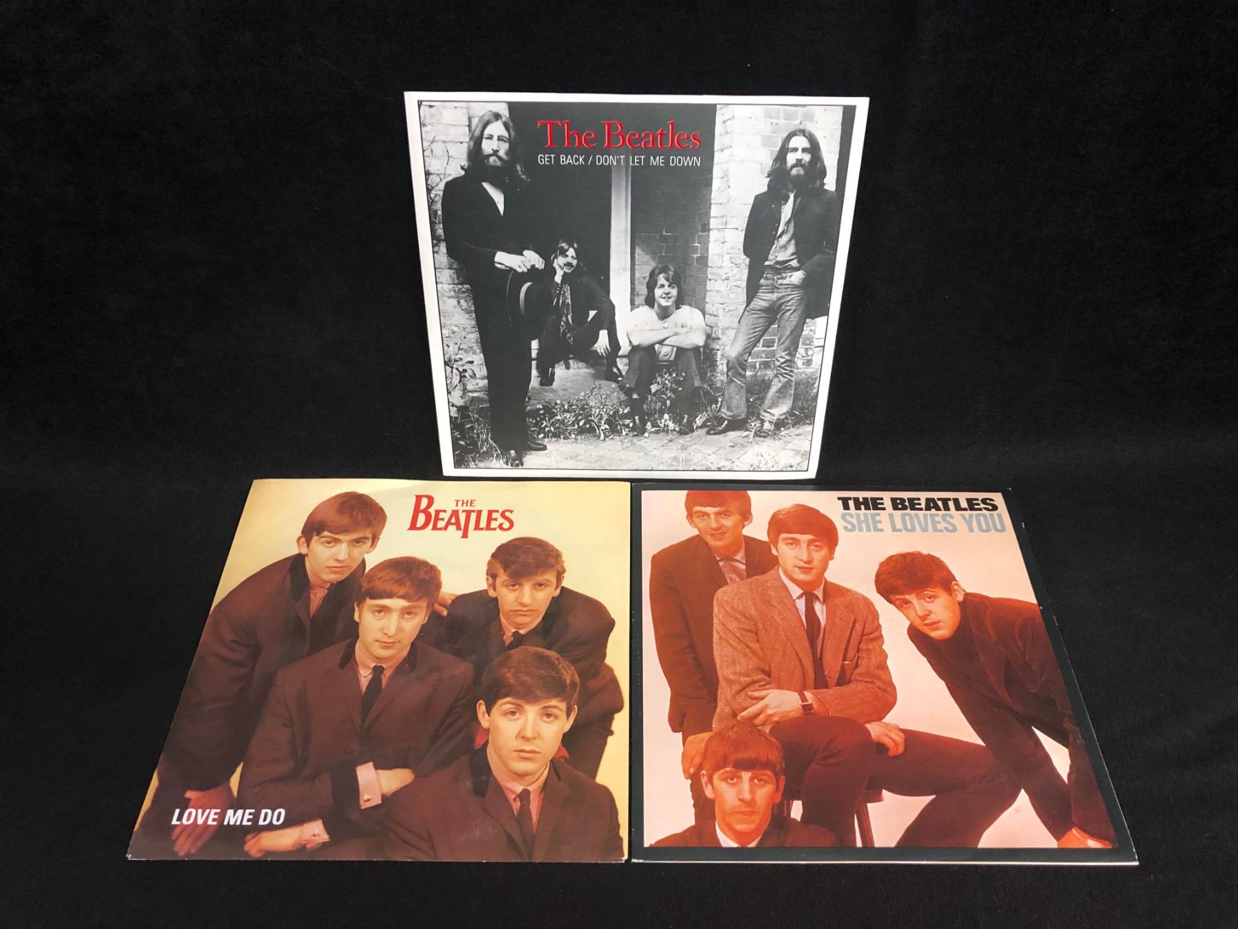THE BEATLES VINYL RECORD LOT (45's)