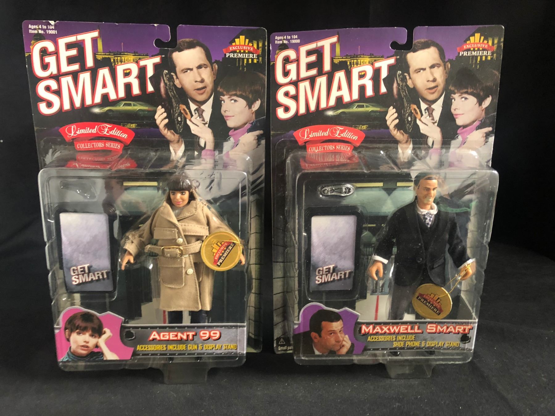 LIMITED EDITION COLLECTOR SERIES GET SMART FIGURES LOT