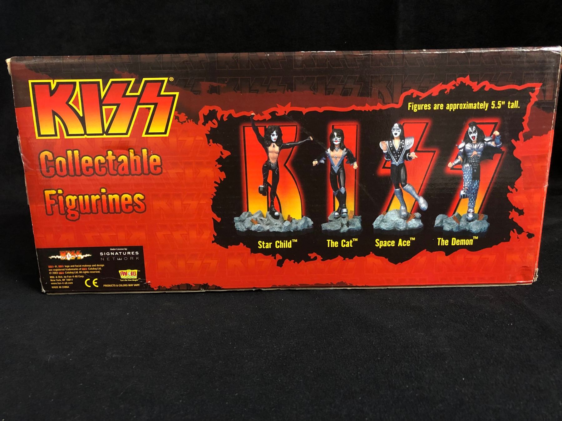 KISS COLLECTIBLE FIGURINES (5.5' TALL)