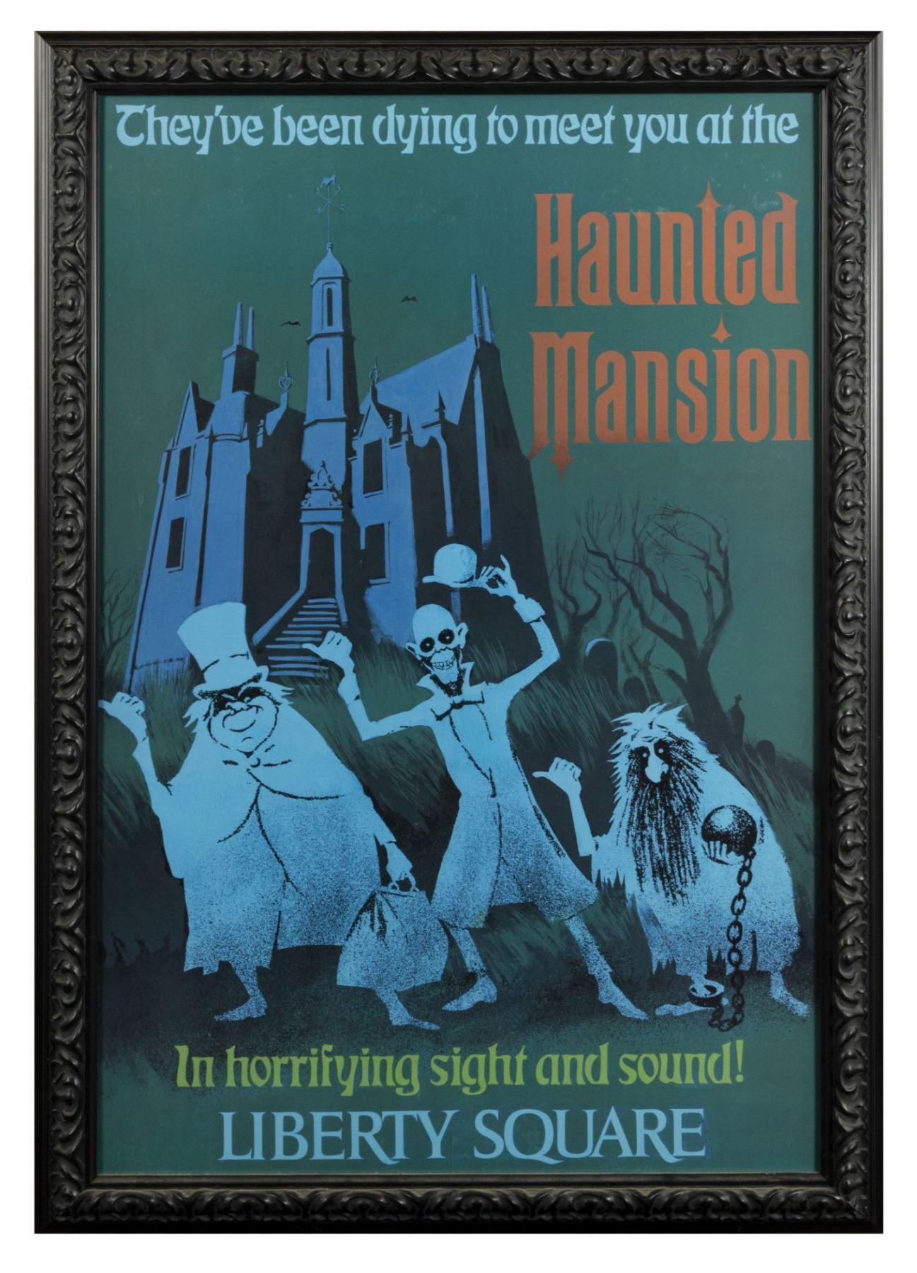 Haunted Mansion WDW Disney Gallery Attraction Poster. - Van Eaton Galleries