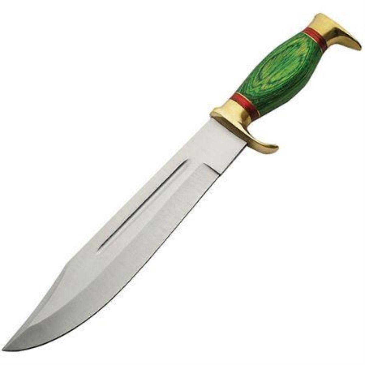 Ever Bowie Fixed Blade Knife with Standard Edge Stainless Bowie Blade ...