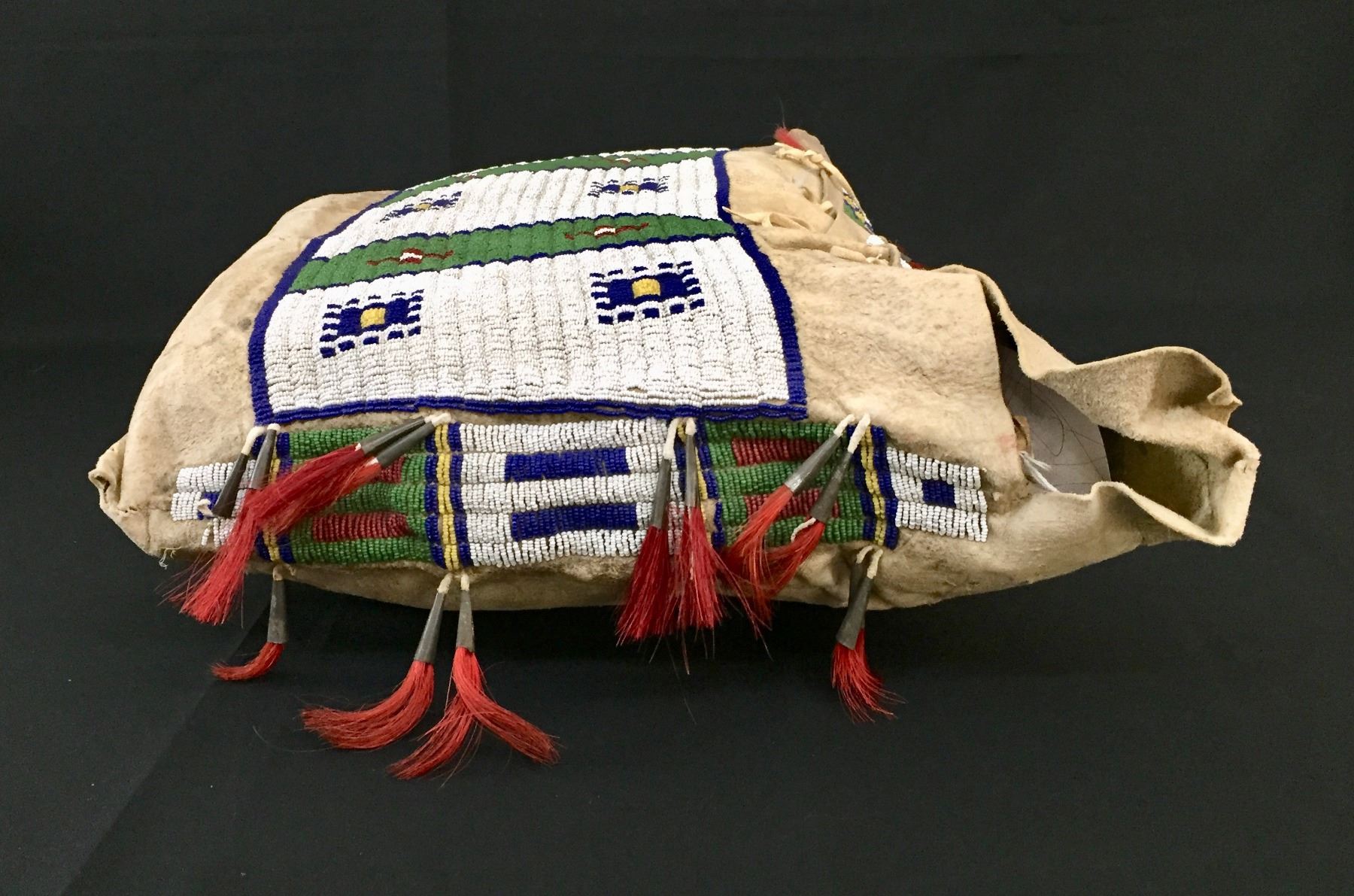 Late 1800s Beaded Teepee Bag