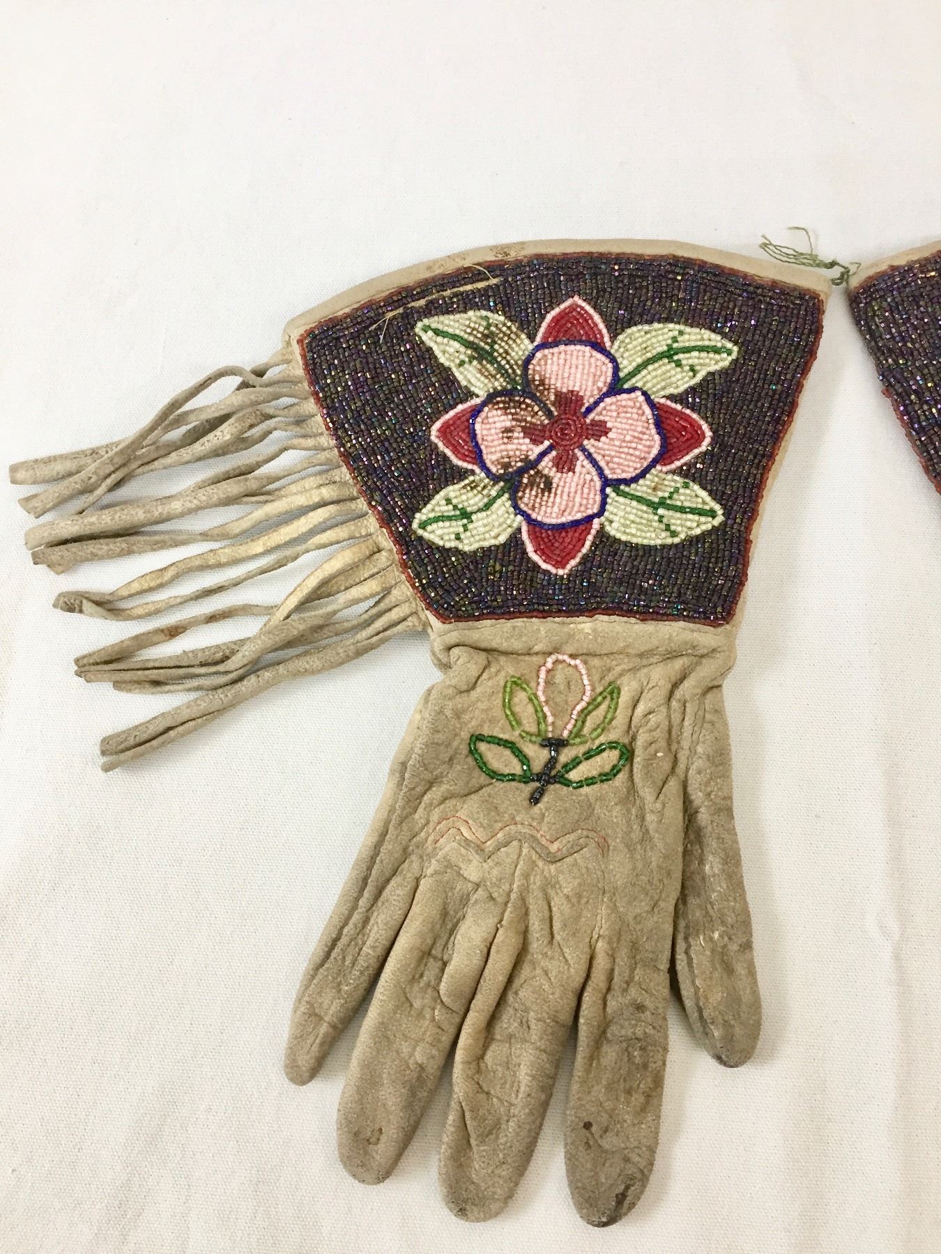 Early 1900s Beaded Gauntlets