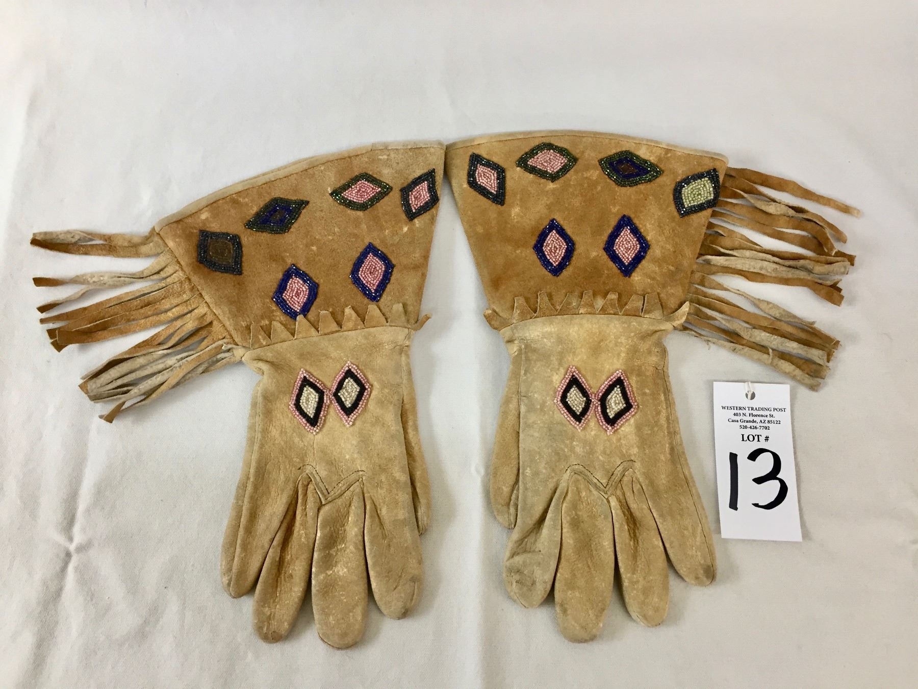 Vintage Beaded Gauntlets