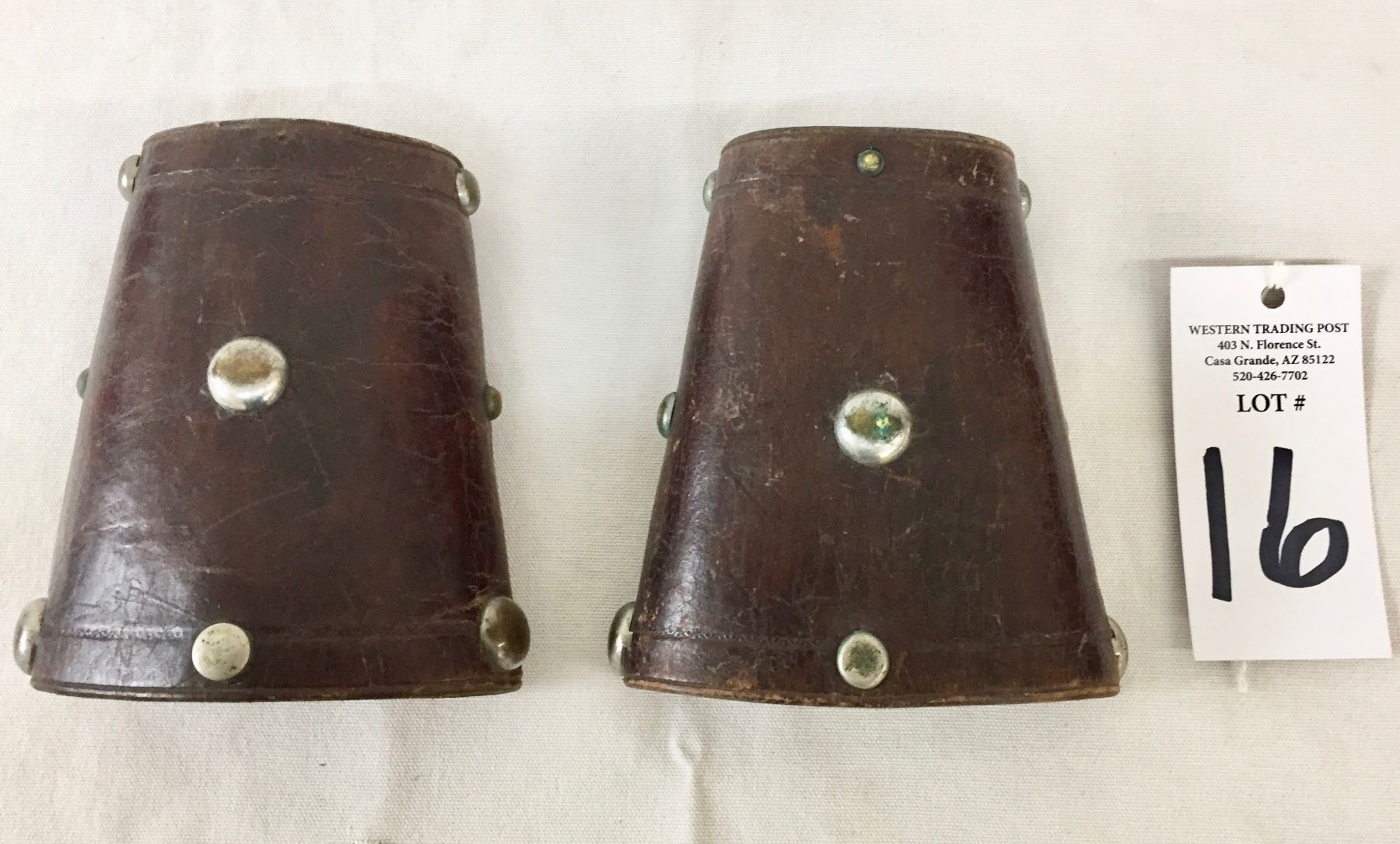 Vintage Leather Cowboy Cuffs