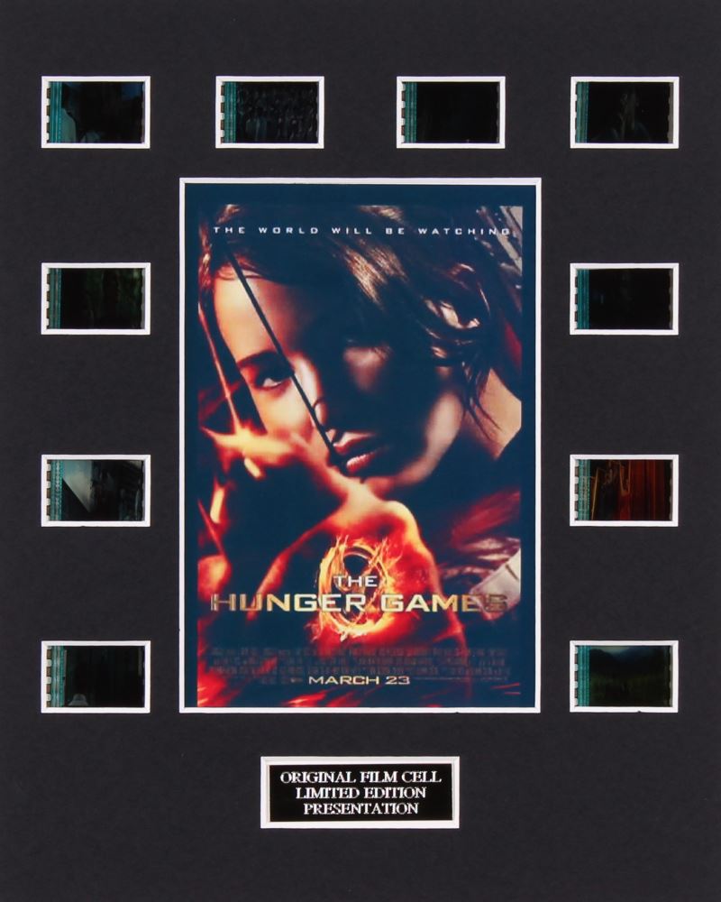 "The Hunger Games" LE 8x10 Custom Matted Original Film / Movie Cell Display