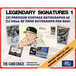 The Card Craze â€œLegendary Signaturesâ€ Series 1 Mystery Box Hall of Fame