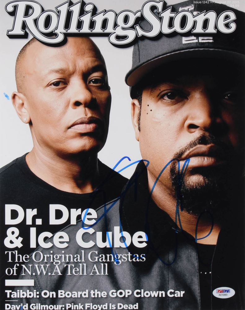 Ice Cube Signed "Rolling Stone Magazine Cover" 11x14 Photo (PSA COA)