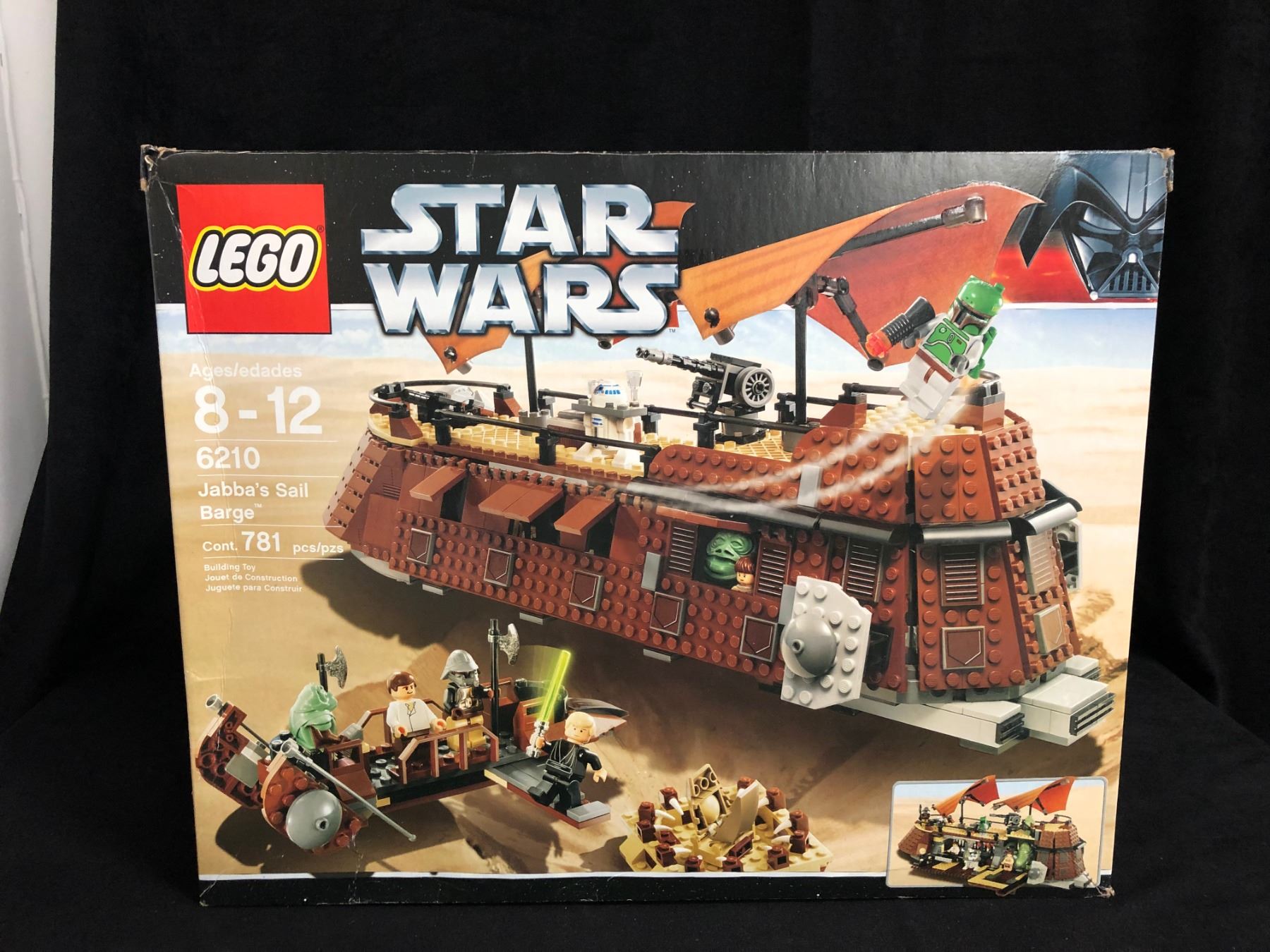 Lego Star Wars Jabba's Sail Barge 6210 (Missing Boba Fett Figure)