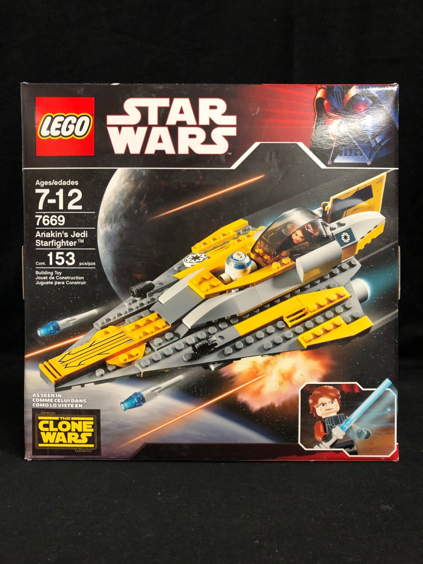 Lego 7669 Star Wars The Clone Wars Anakin's Jedi Starfighter