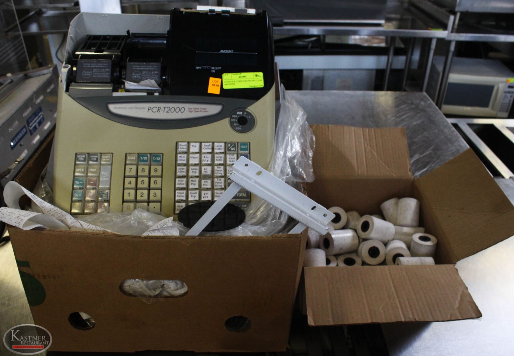 CASIO PCR-T2000 ELECTRONIC CASH REGISTER