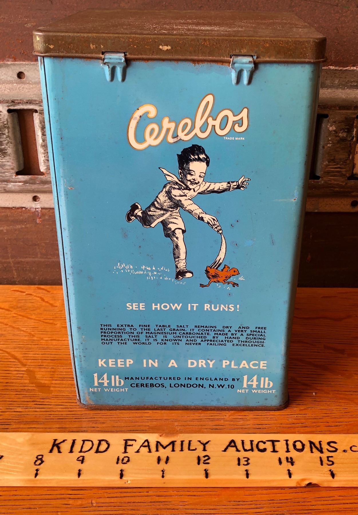 CEREBOS SALT TIN