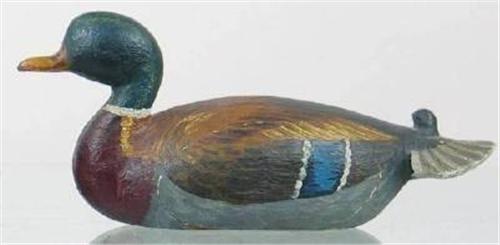 Miniature mallard drake by William Reinbold and s