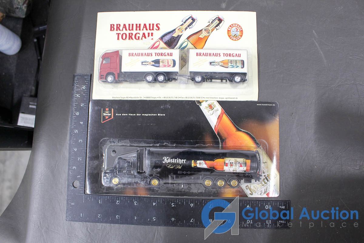 Kostriker and Brauhaus Torgau Toy Trucks