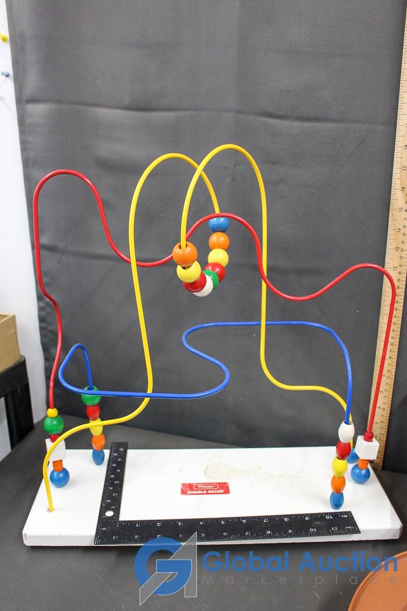 Hot Wheel City Car Ramp & Preston Bumble Beads