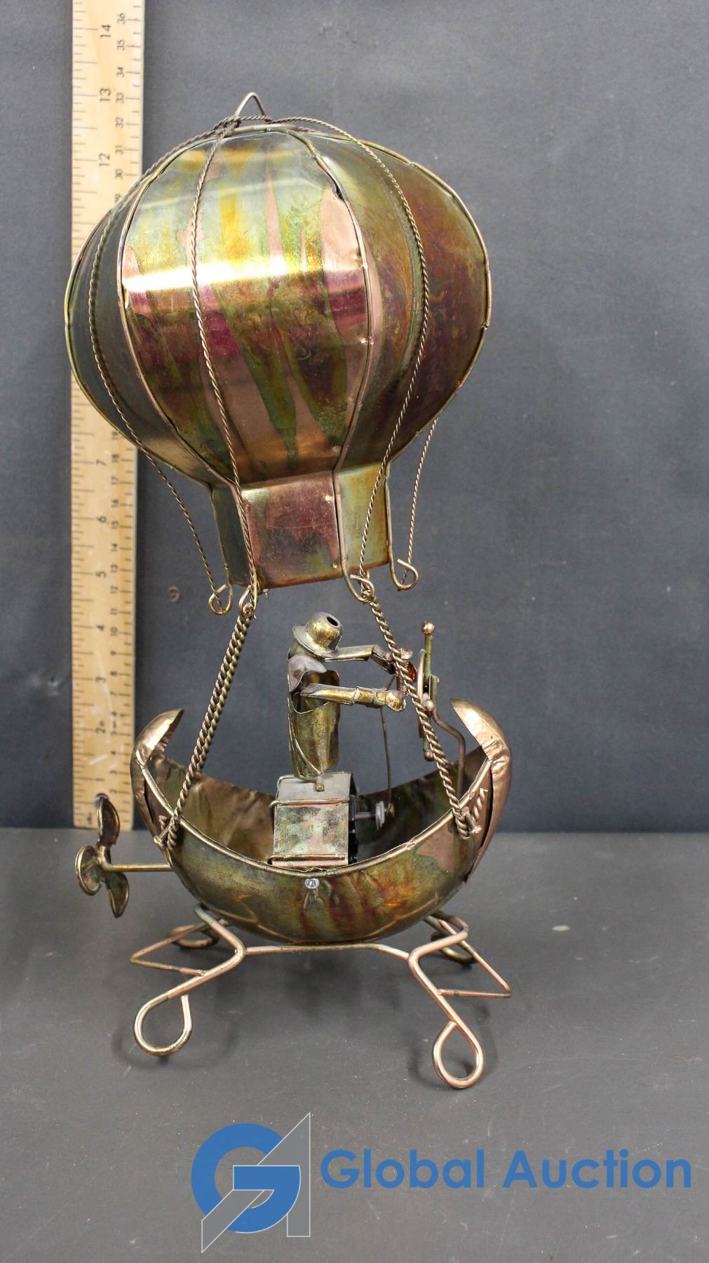 Brass Musical Flying Hot Air Balloon/Ship
