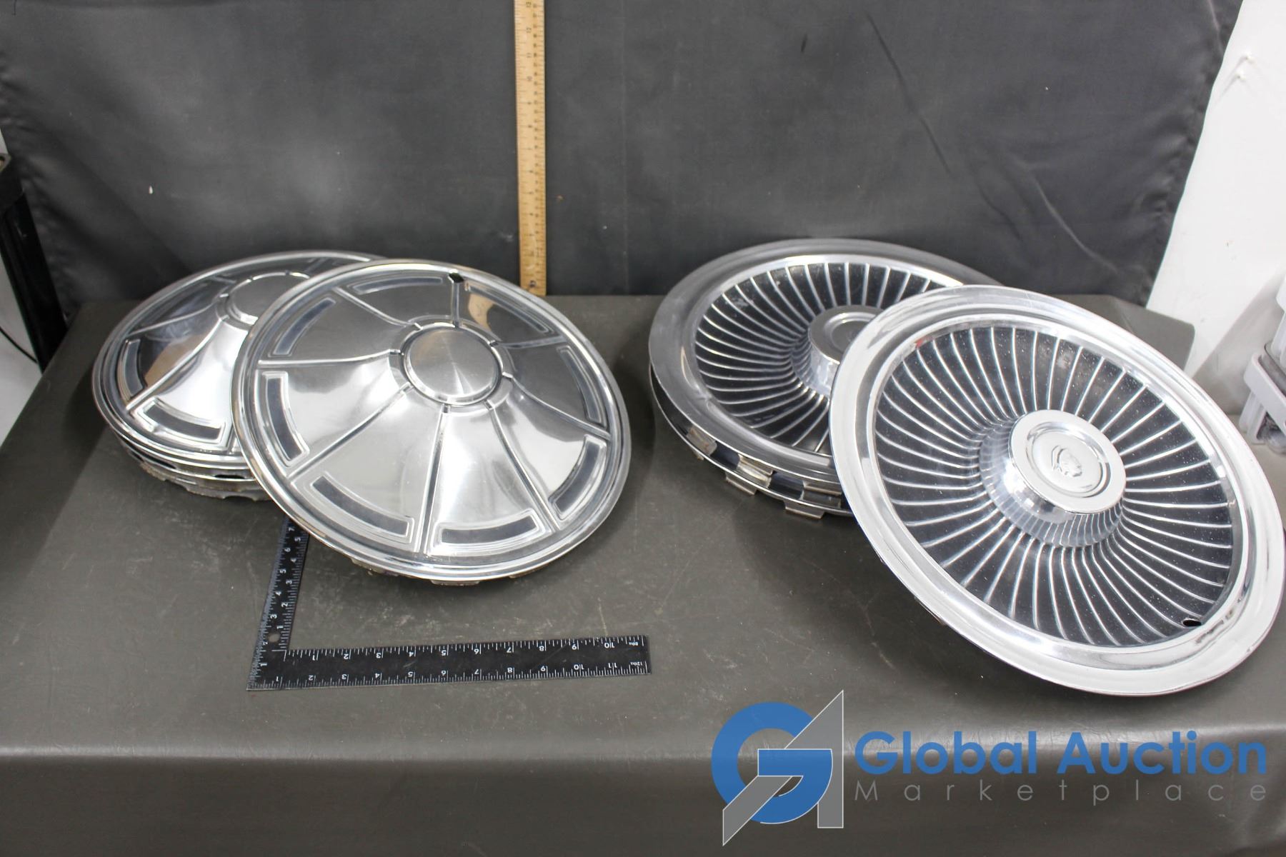 (4) 1970's Dodge Plymouth Hubcaps & (3) 1970's Mercury Hubcaps