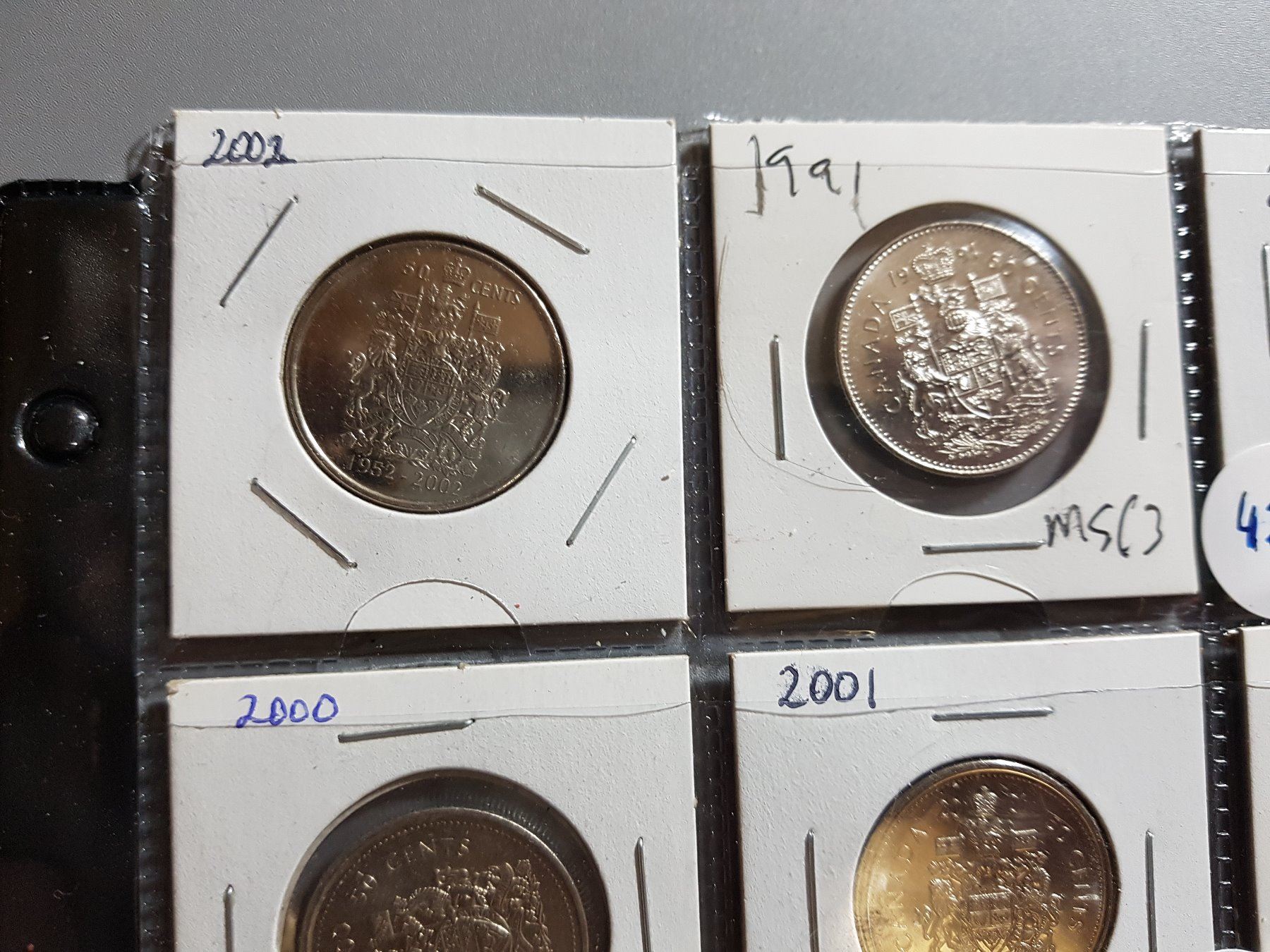 LOT OF 12 FIFTY CENT COINS ASSORTED DATES CANADA lot-of-12-fifty-cent-coins-assorted-dates-canada