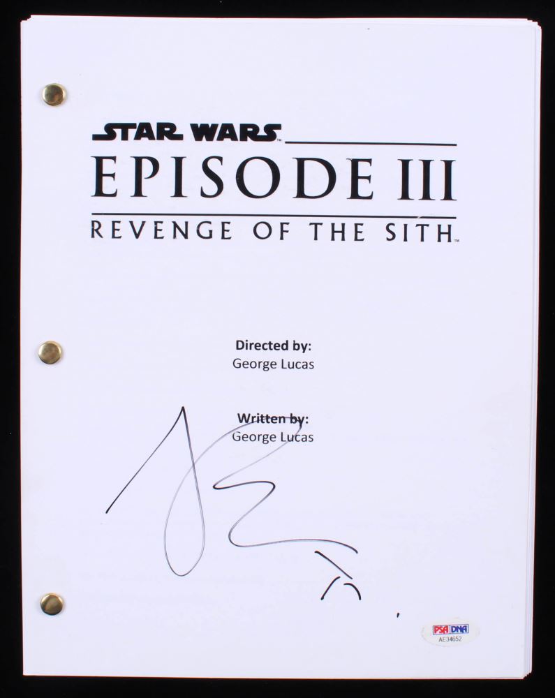 Joel Edgerton Signed "Star Wars: Episode III-Revenge of the Sith" Full ...