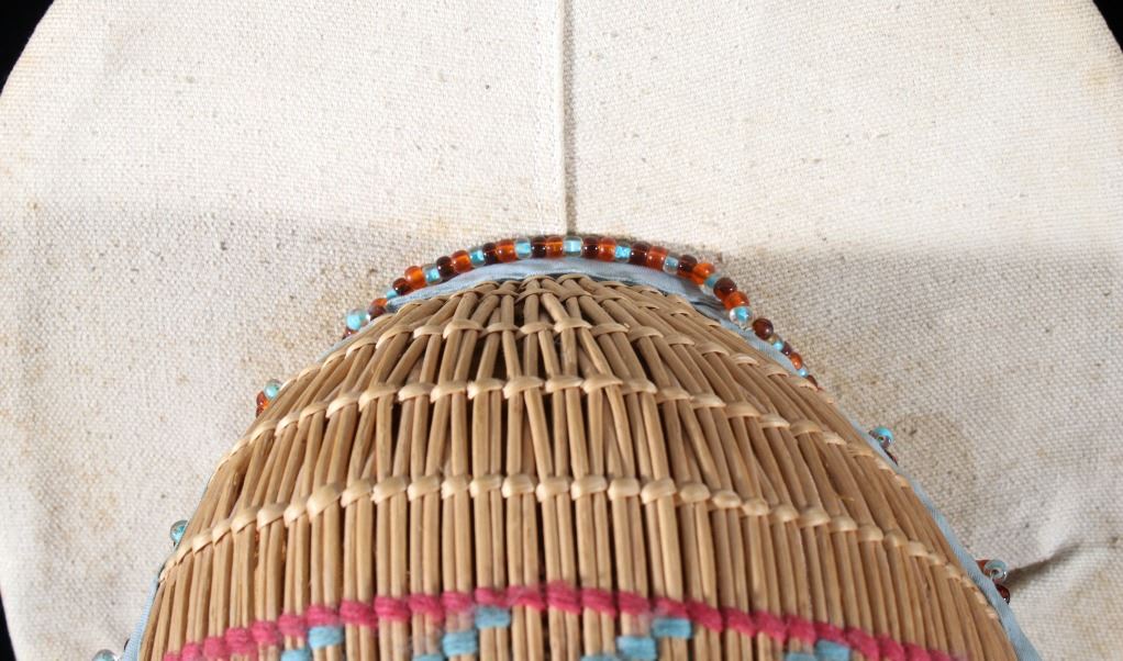 Shoshone Child's Cradle Board Carrier With Baby