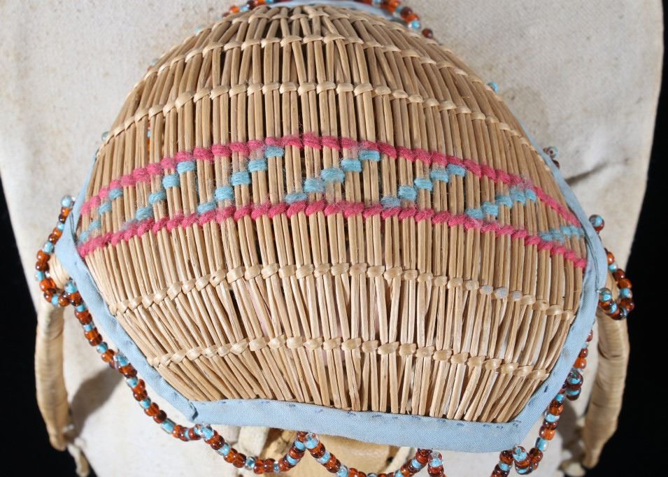 Shoshone Child's Cradle Board Carrier With Baby