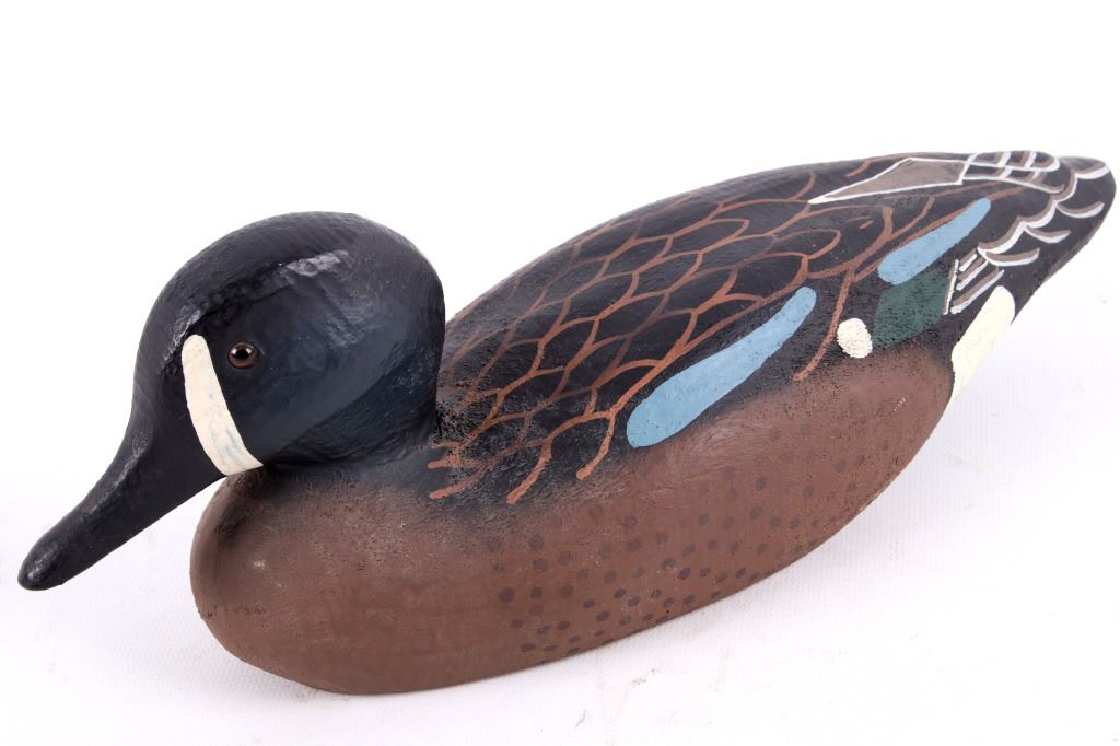 Herter's Blue Wing Teal Carved Decoy
