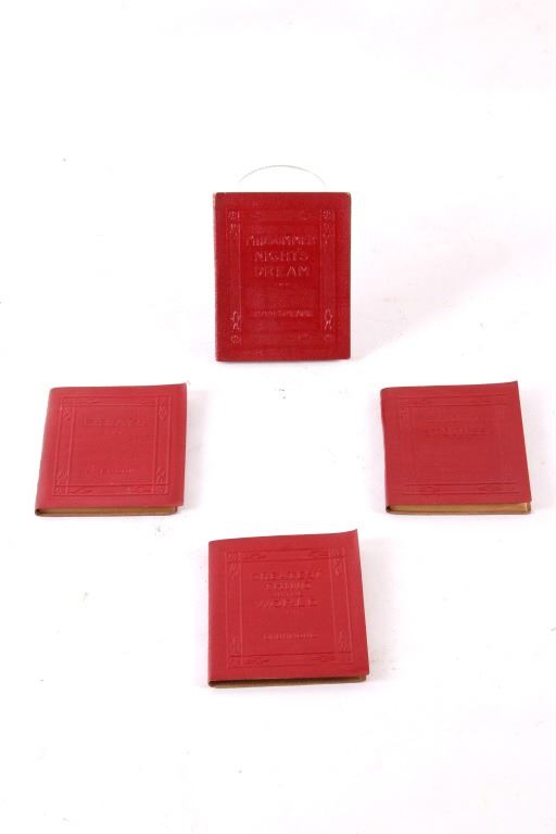 Collection of 29 Little Red Leather Library Books