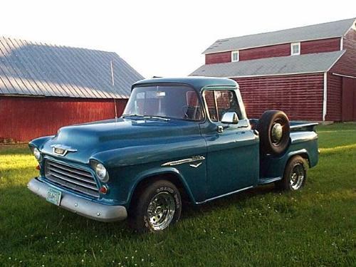 1955 CHEVROLET ½,TON PICKUP, STEPSIDE, SHORTBOX, 3100,