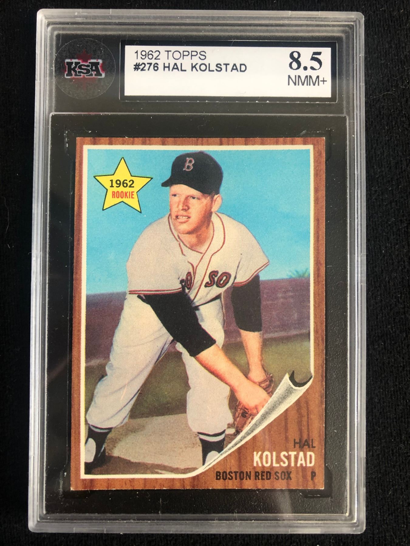 1962 TOPPS #275 HAL KOLSTAD (8.5 NMM+)