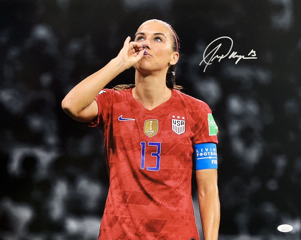 Alex Morgan Signed Team USA Soccer 16x20 Photo (JSA COA)