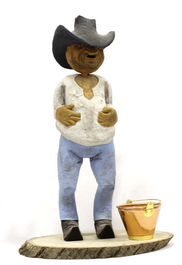 Cherokee Carved Wood Folk Art by J. D. Smith