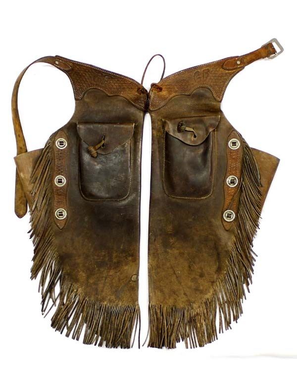 Vintage Estate Cowboy Leather Chinks