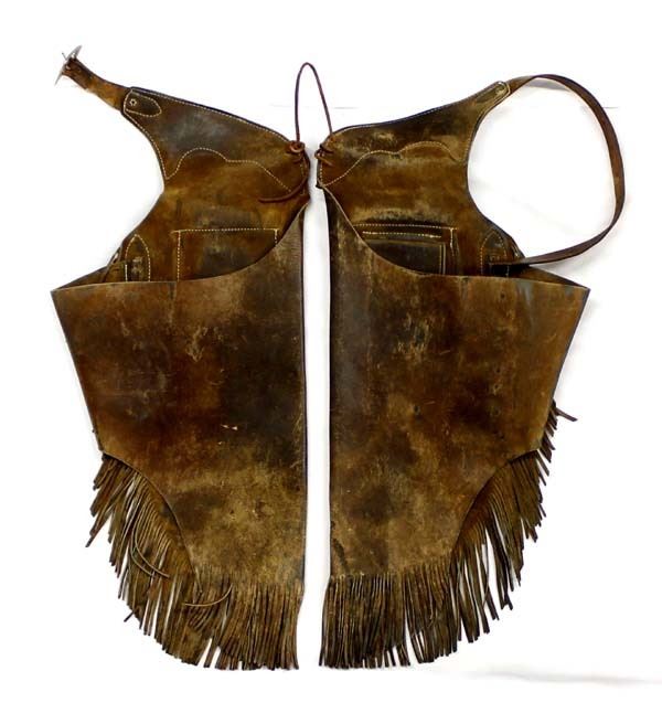 Vintage Estate Cowboy Leather Chinks