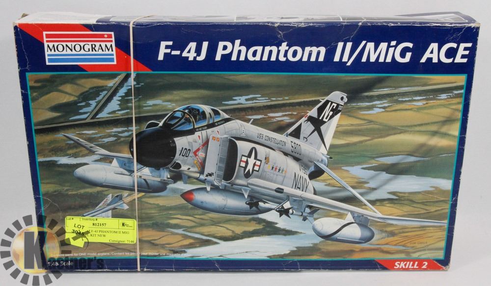MONOGRAM F-4J PHANTOM II MIG ACE MODEL KIT