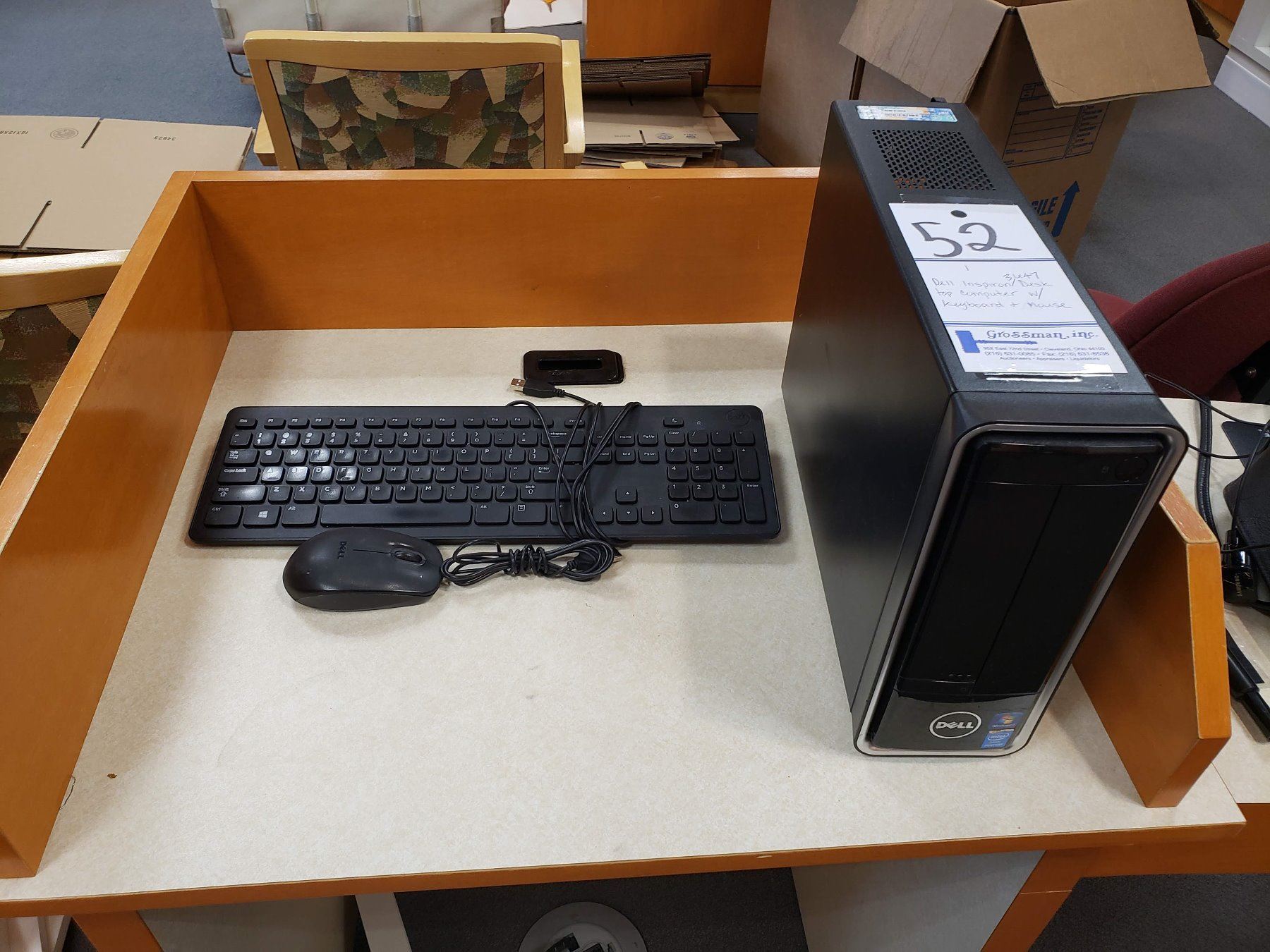 DELL INSPIRON 3647 DESKTOP COMPUTER WITH KEYBOARD AND MOUSE