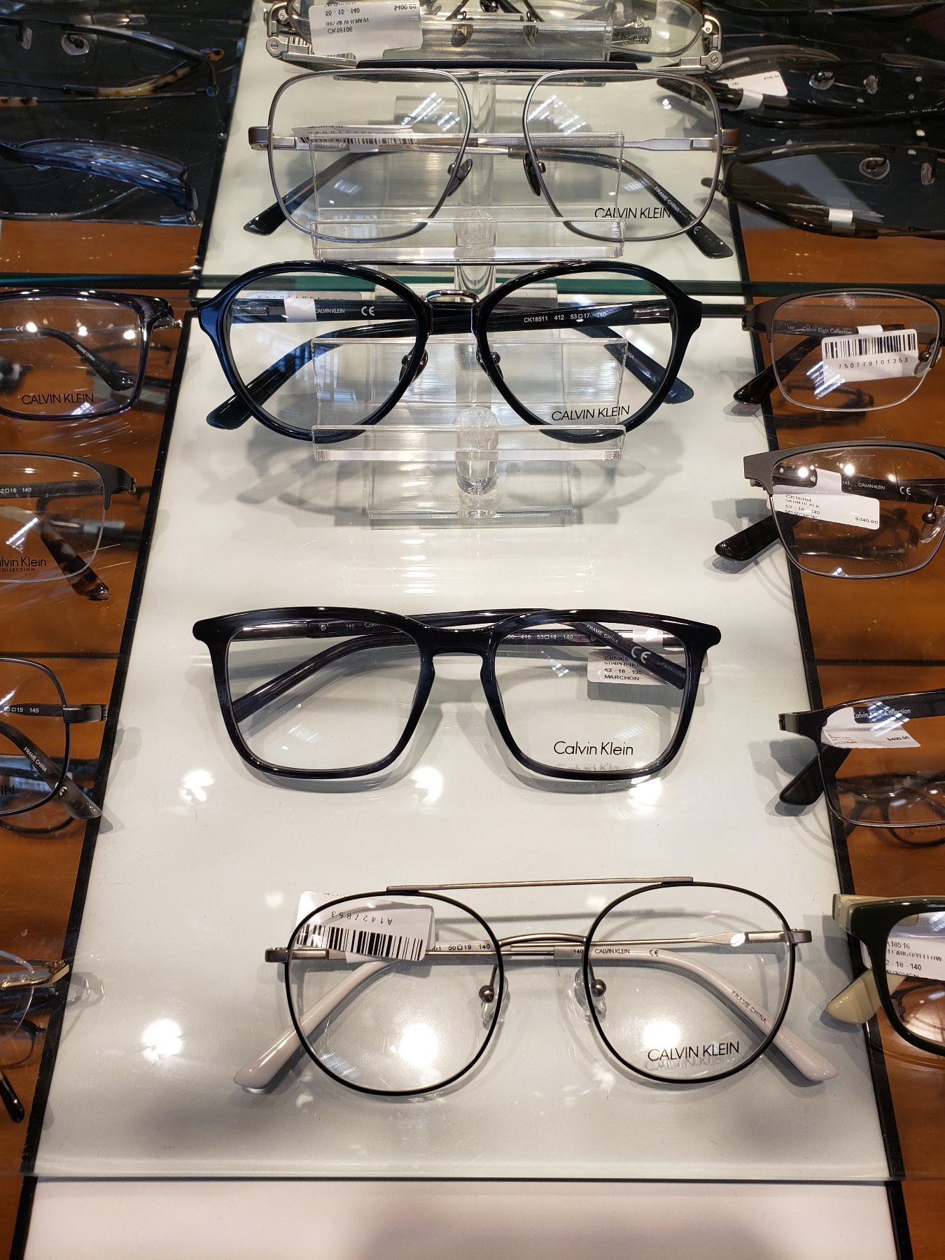 ASSORTED GLASSES / FRAMES - 17 NIKE, 7 AIRLOCK TITANIUM, 1 FLEXON, 18 ...