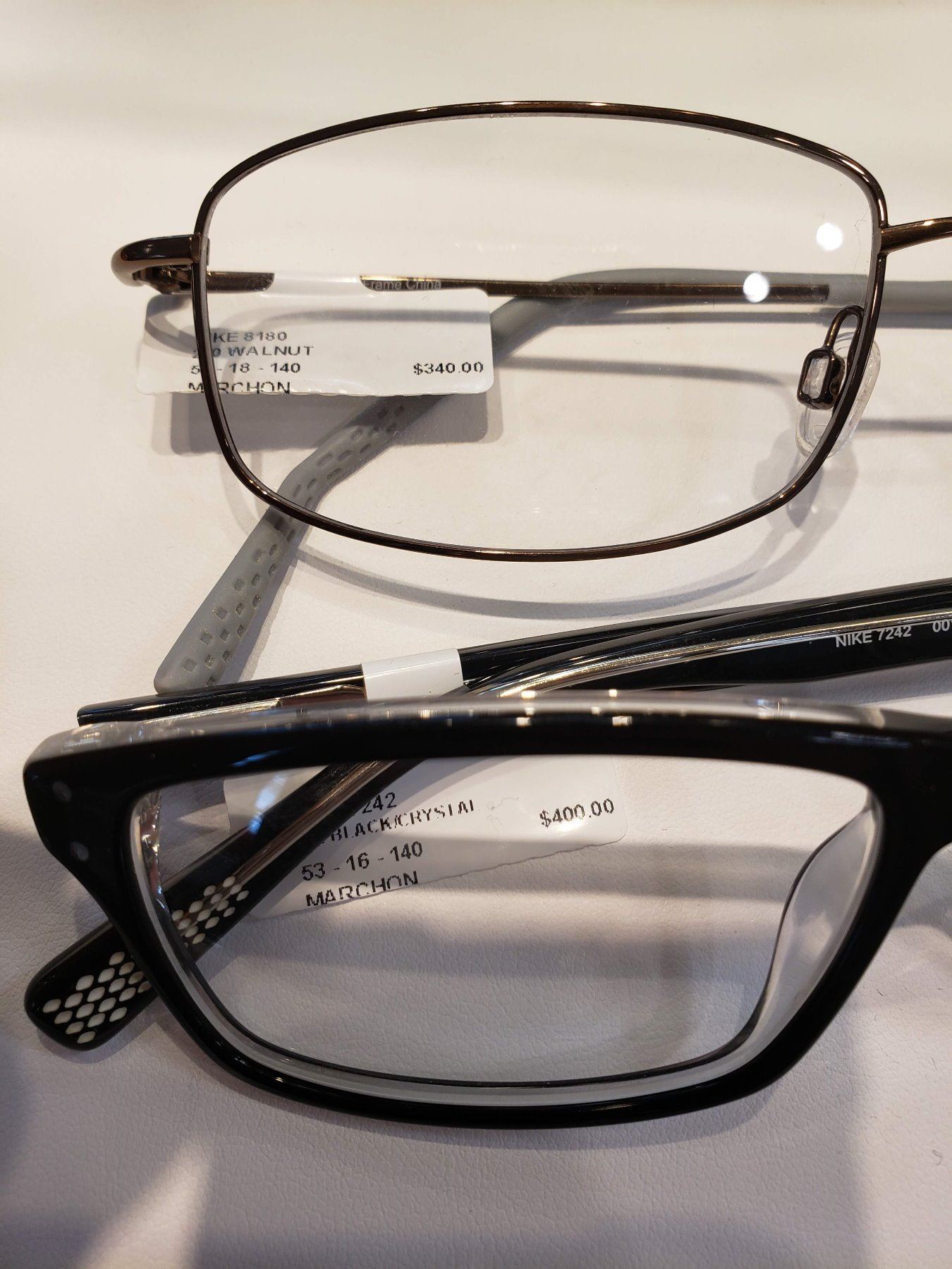 ASSORTED GLASSES / FRAMES - 17 NIKE, 7 AIRLOCK TITANIUM, 1 FLEXON, 18 ...