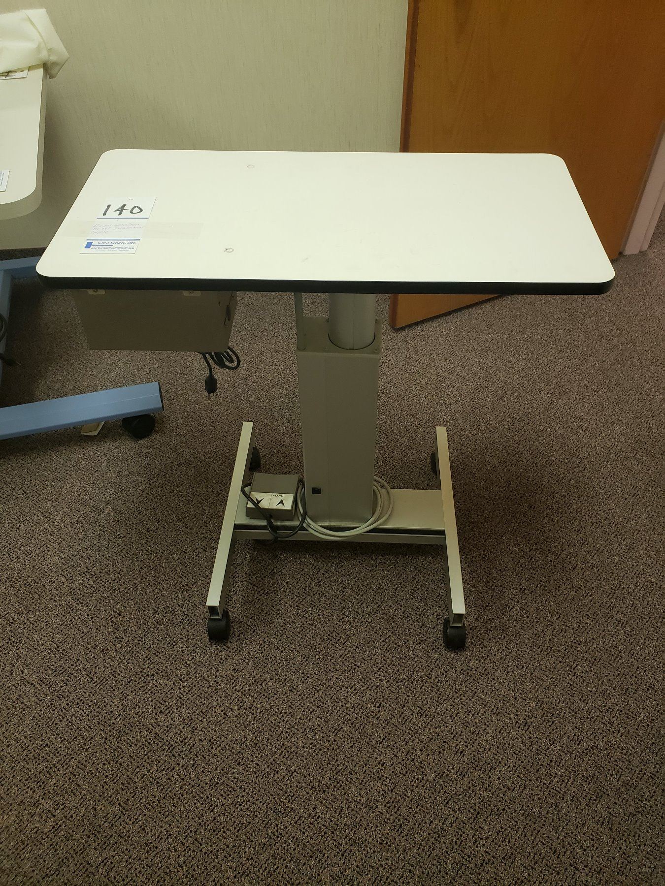 DICON ADJUSTABLE HEIGHT INSTRUMENT TABLE