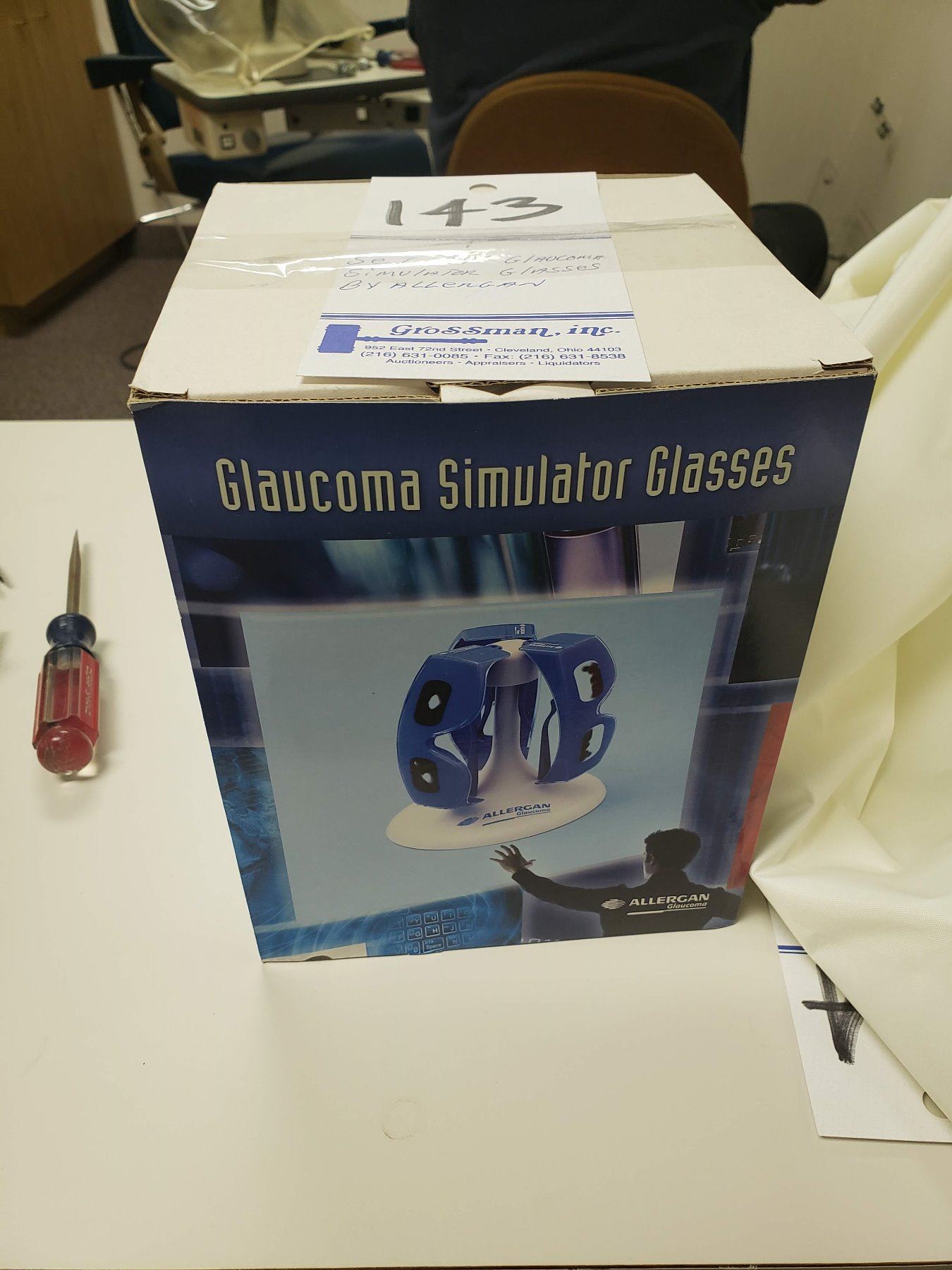 SET OF GLAUCOMA SIMULATOR GLASSES BY ALLERGEN