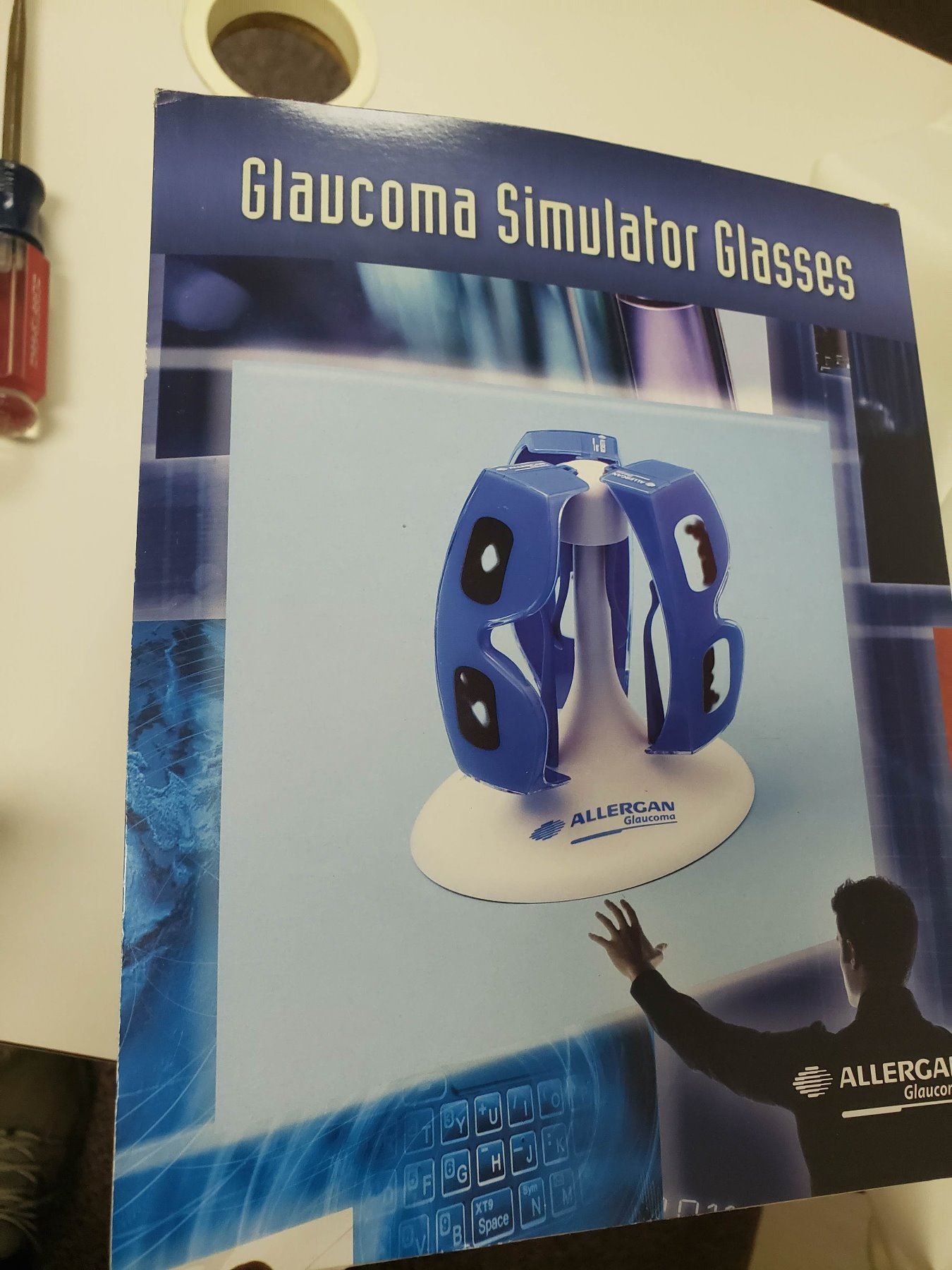SET OF GLAUCOMA SIMULATOR GLASSES BY ALLERGEN