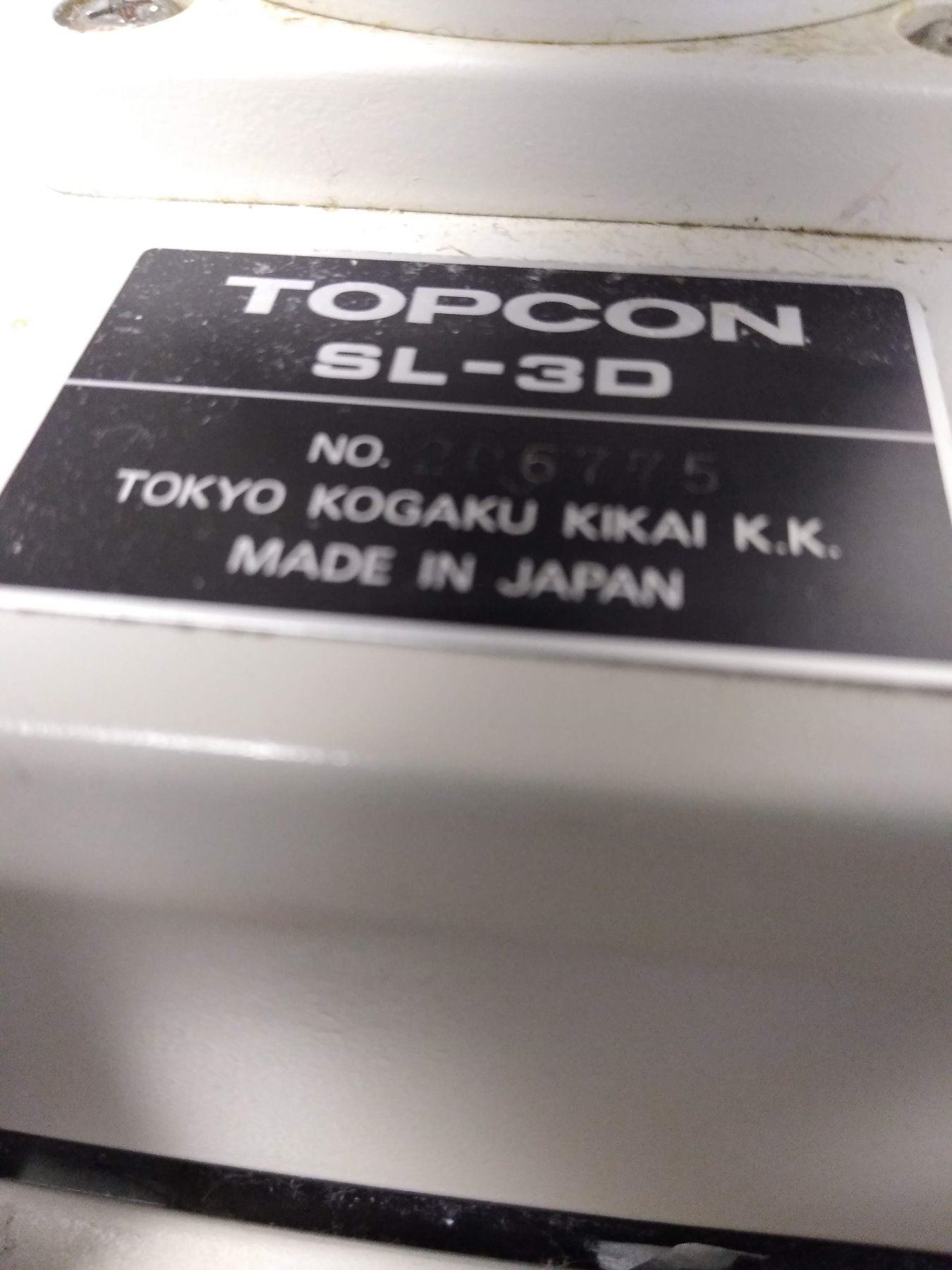 TOPCON SL-3D SLIT LAMP WITH BIN OF PARTS