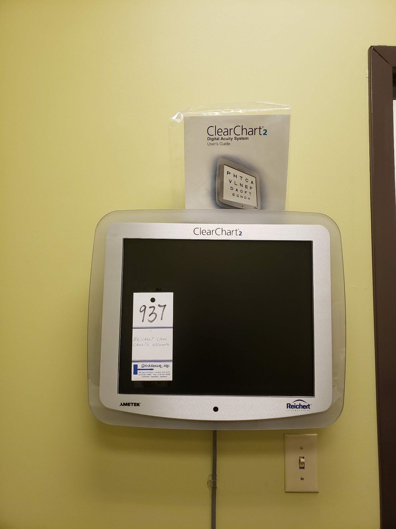 REICHERT CLEAR CHART 2 WITH REMOTE