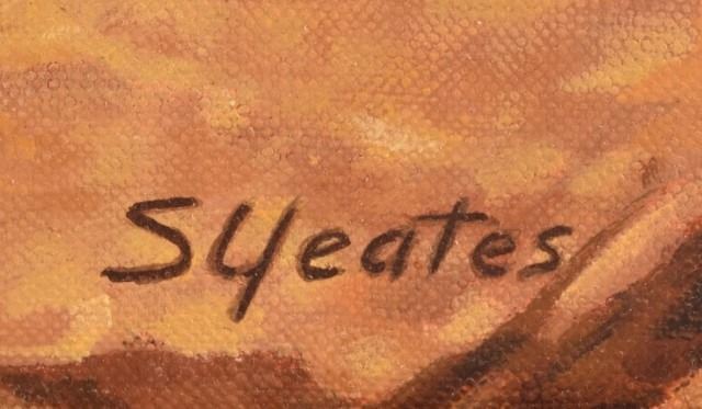 Sam Yeates "Austin City Limits" Oil Painting