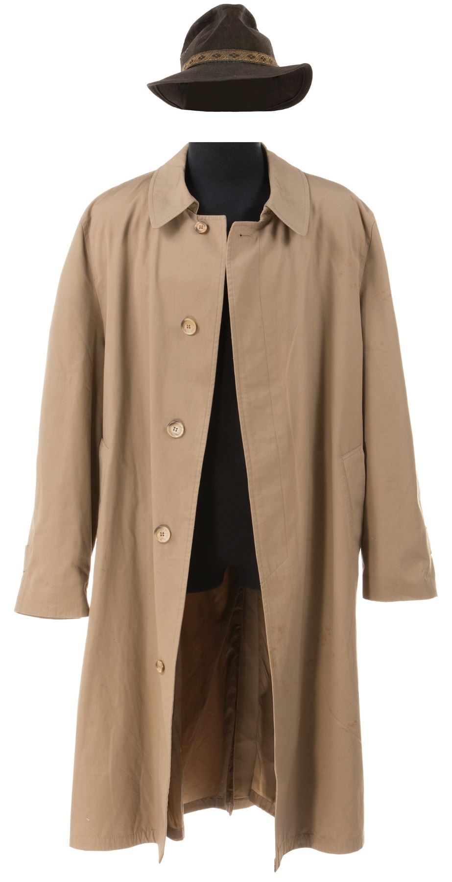 Morgan Freeman 'Somerset' signature trench coat and hat from Se7en ...