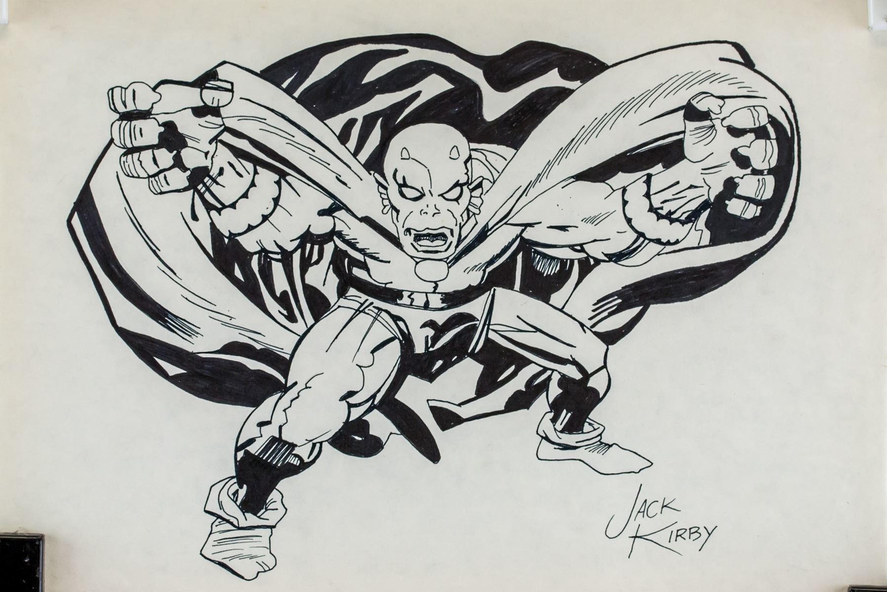 Jack Kirby American Pop Art Ink on Paper