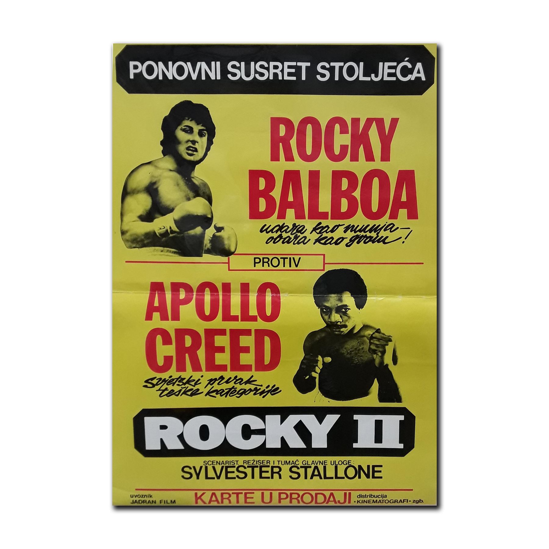 Original "Rocky II" Movie Poster