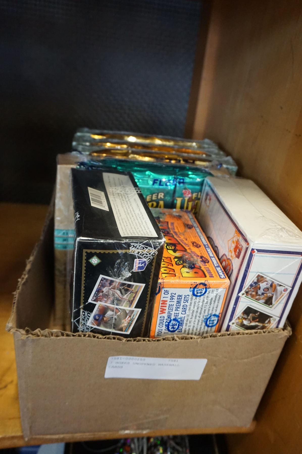7 Boxes Unopened Baseball Cards